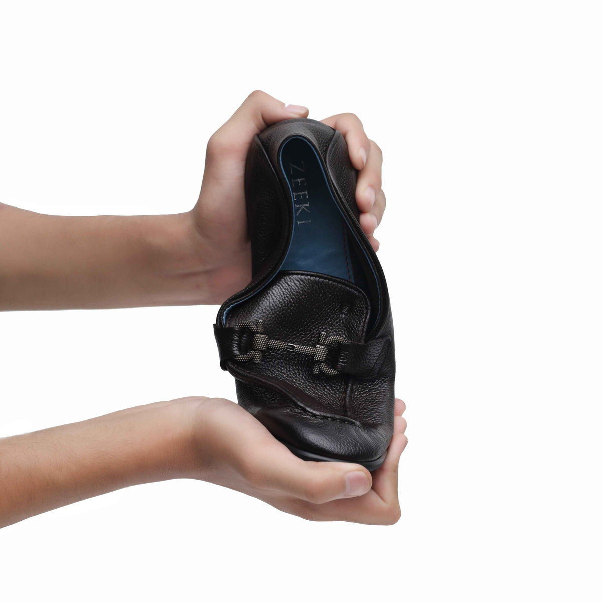 FLEXI ZK10106BR LEATHER SHOE - ZEEKI.PK – ZEEKI